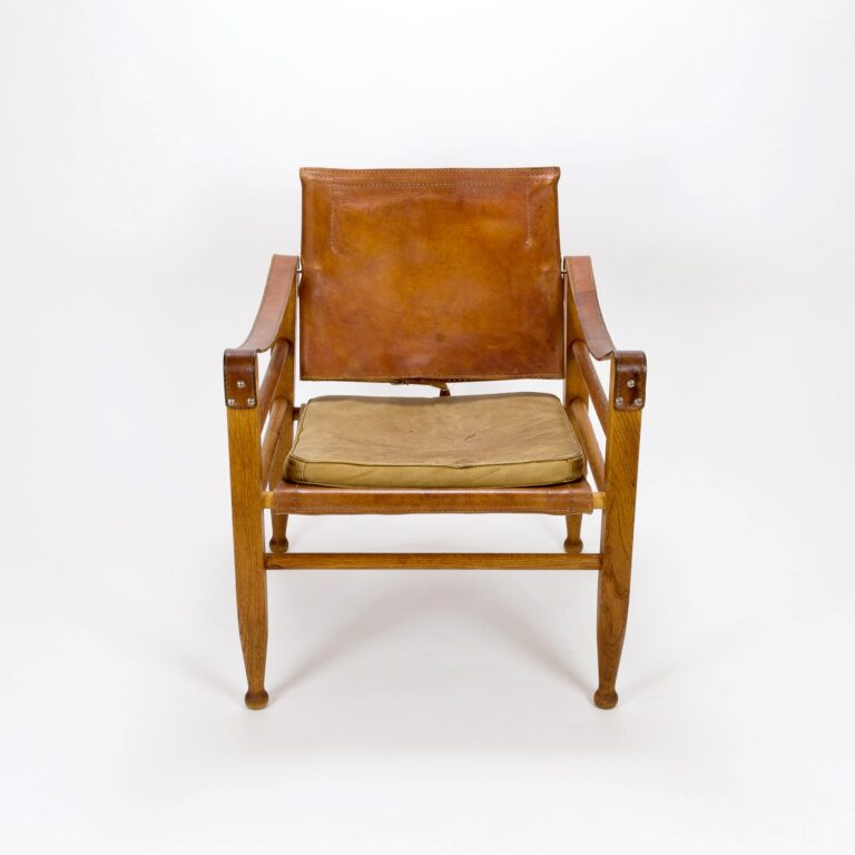 A Pair of Aage Bruun Safari Chairs, Denmark, 1960s - ODO Vintage