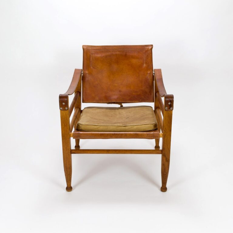 A Pair of Aage Bruun Safari Chairs, Denmark, 1960s - ODO Vintage