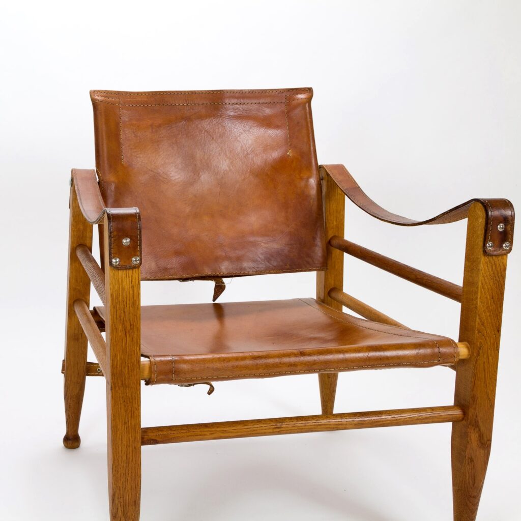 A Pair of Aage Bruun Safari Chairs, Denmark, 1960s - ODO Vintage