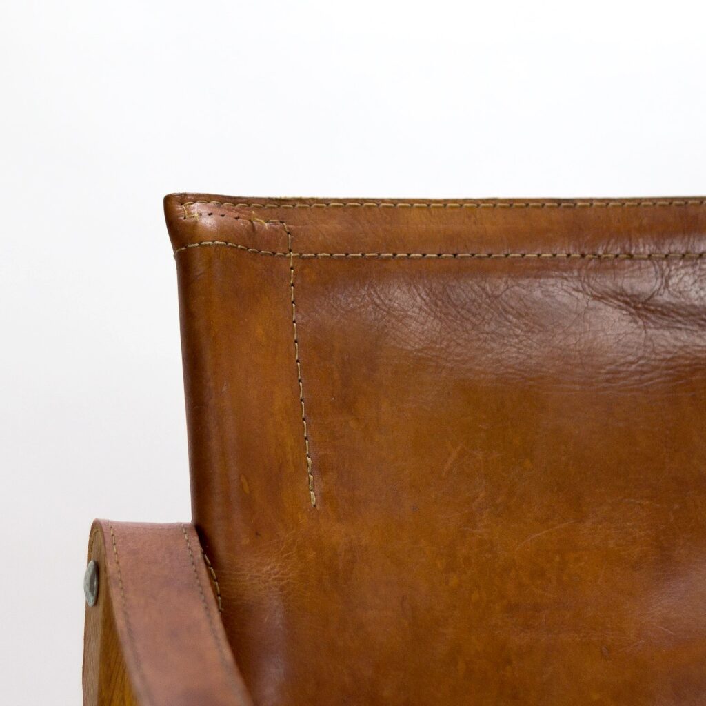 A Pair of Aage Bruun Safari Chairs, Denmark, 1960s - ODO Vintage