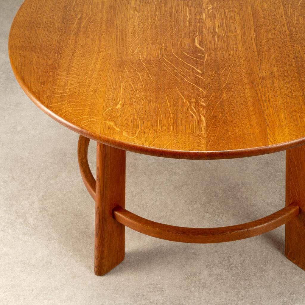 Georg Kofoed Coffee Table in Solid Oak, Denmark, 1940s - ODO Vintage